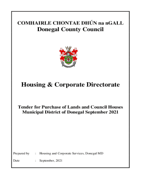 Fillable Online Housing Service - Donegal County Council Fax Email ...