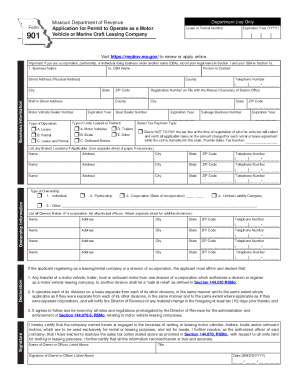 Fillable Online Form 184 - Application for Motor Vehicle License ...