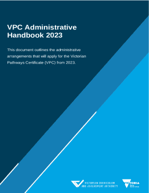 VCE Vocational Major and Victorian Pathways Certificate ... Doc Template | pdfFiller