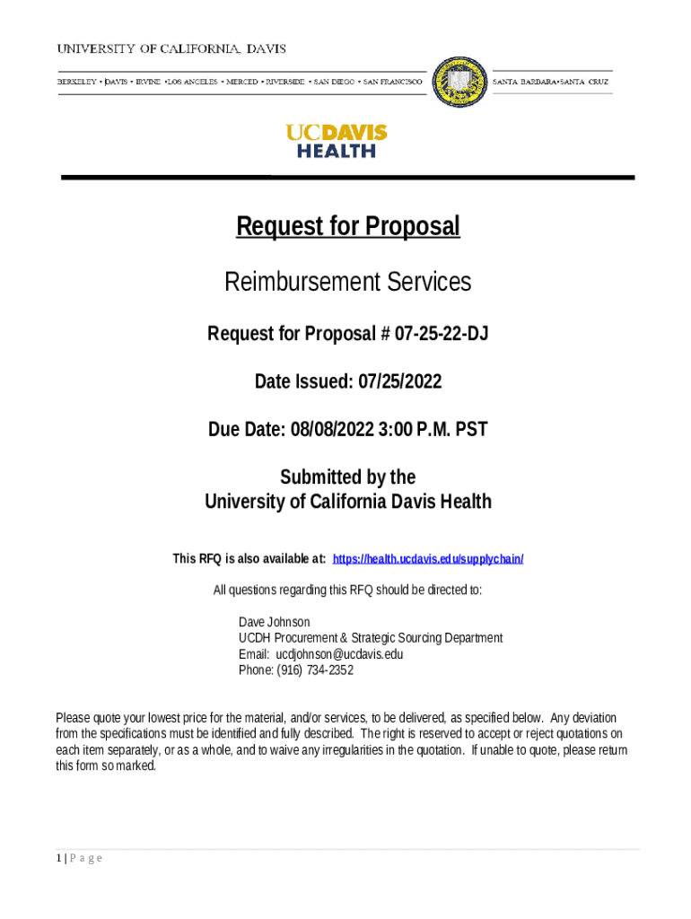 Introduction to Request for Proposal (RFP) and Contract ... Doc ...