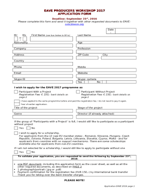 Application--EAVE-Producers-Workshop-2022.docx Doc Template | pdfFiller