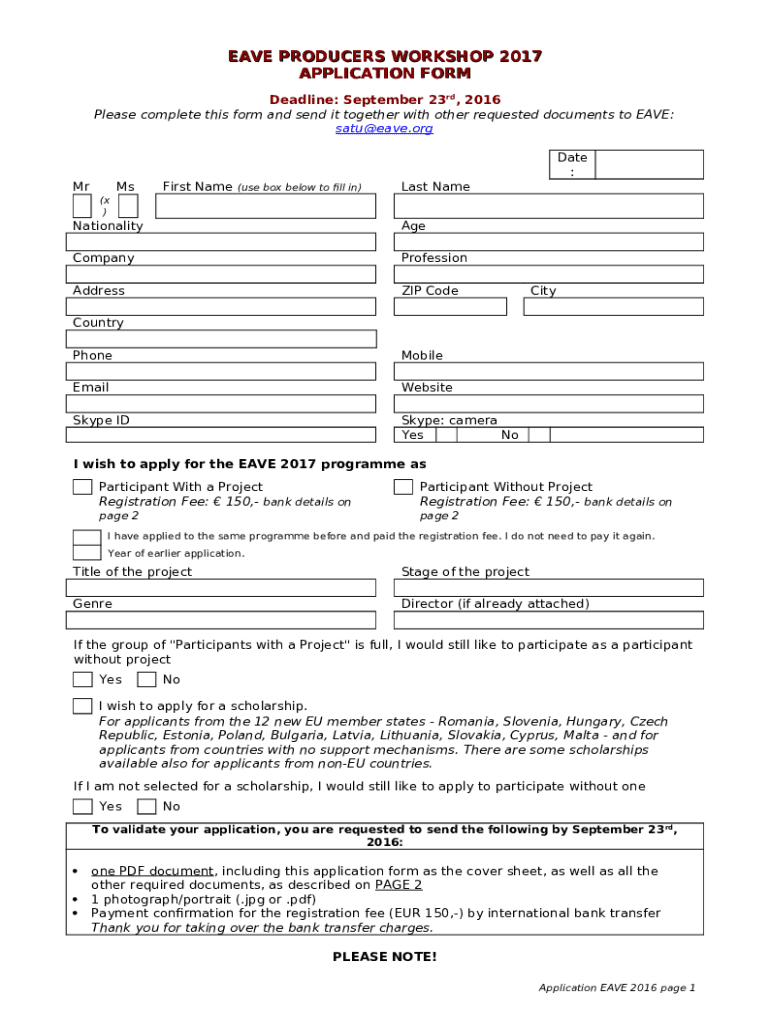 Application--EAVE-Producers-Workshop-2022.docx Doc Template | pdfFiller