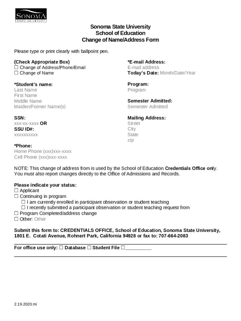 Credentials Office Document Request Doc Template | pdfFiller