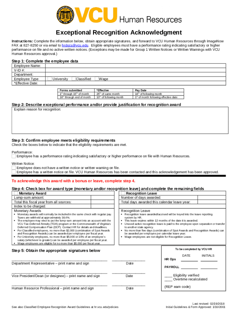 Annual Service Recognition CelebrationHuman Resources - soe vcu Doc ...