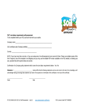 FSC core labour requirements: Guidance for organizations ... Doc ...