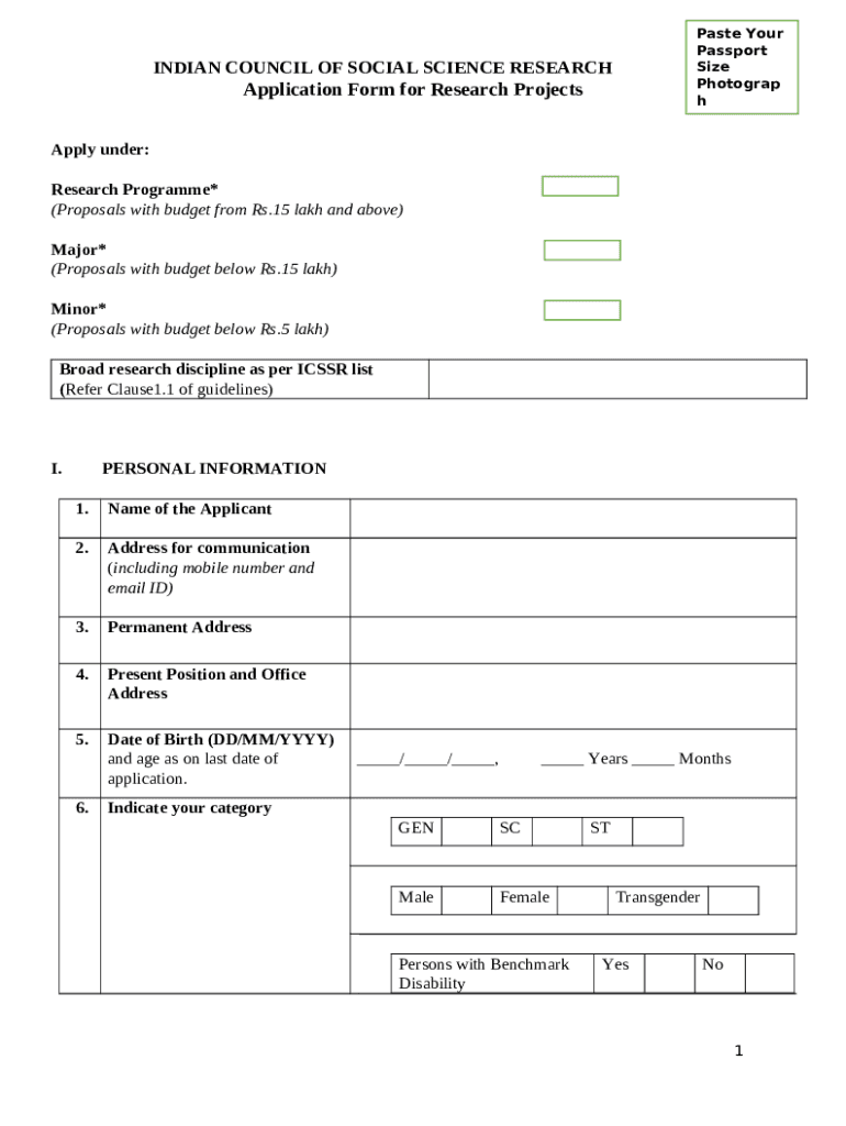 Major-and-Minor-Research-Project-Application-.pdf Doc Template | pdfFiller