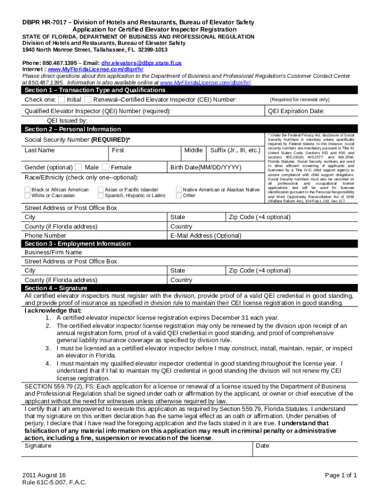 dbpr hr-7025 - application for certificate of operation or ... Doc ...