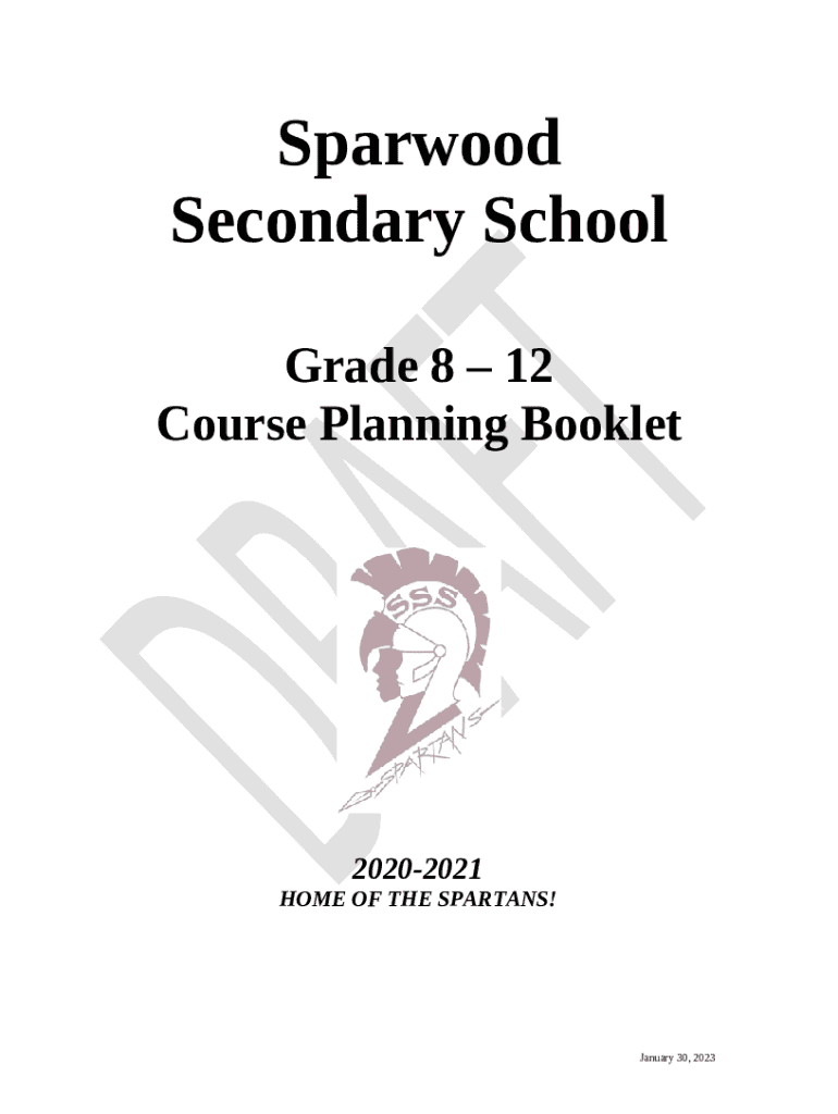 Sparwood Secondary School Grade 812 Course Planning ... Doc Template ...