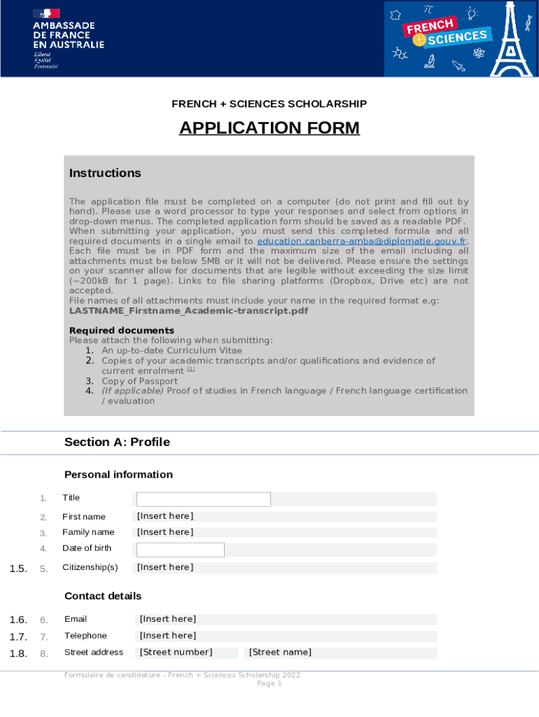application - Franco-British Council Doc Template | pdfFiller