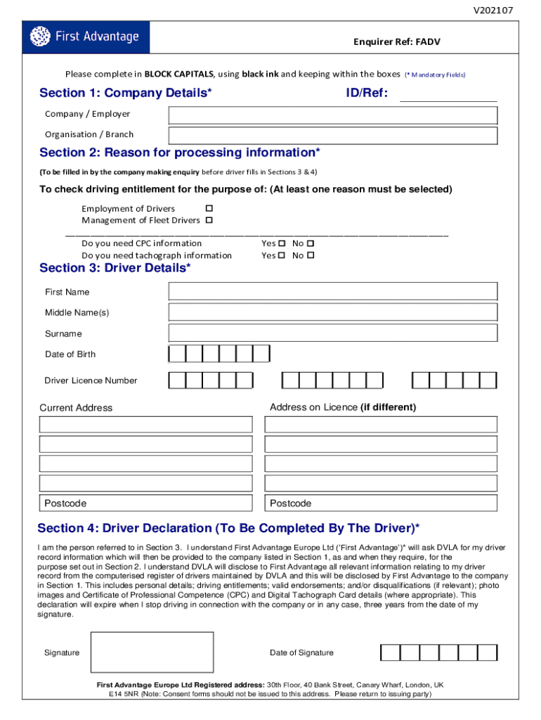 Fillable Online International Credential Verification Services - First ...