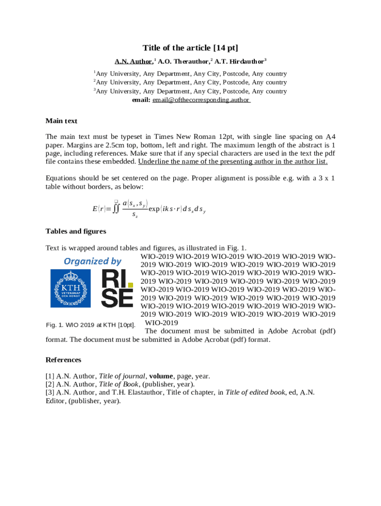 Addressing and Postcode Manual - Universal Postal Union Doc Template | pdfFiller