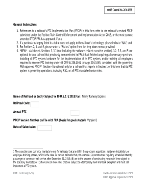 Fact Sheet: Positive Train Control Implementation Doc Template | pdfFiller