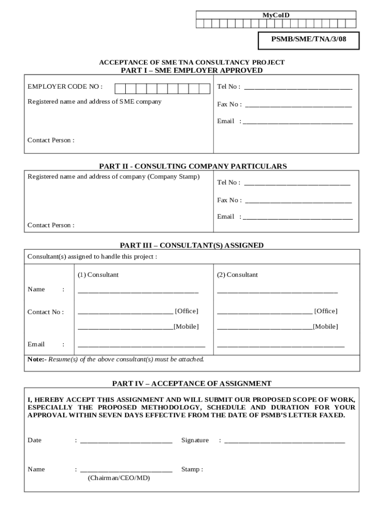 Repeal of Training Needs Analysis (TNA) Consultancy ... Doc Template ...