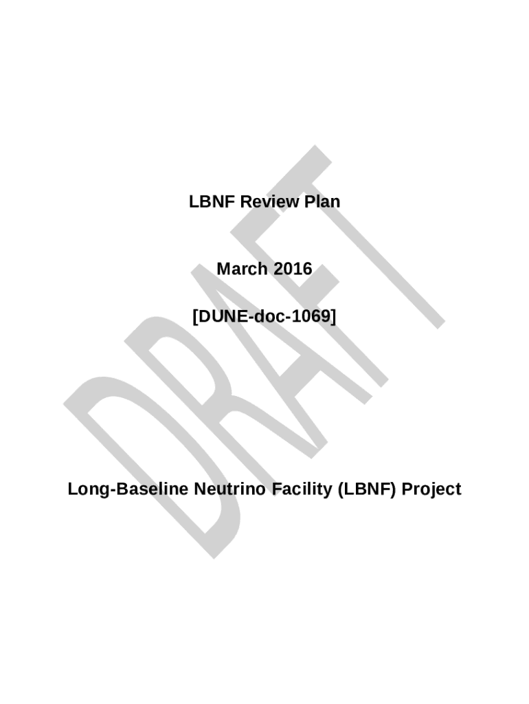 DUNE CDR Long-Baseline Neutrino Facility (LBNF) and Deep ... Doc ...