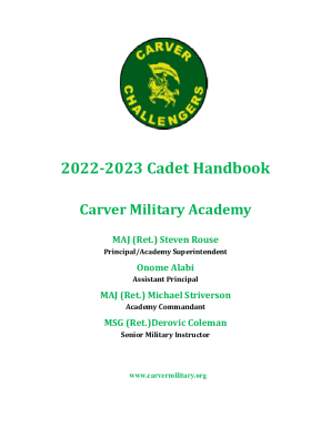 Fillable Online Staff - Carver Military Academy Fax Email Print - pdfFiller