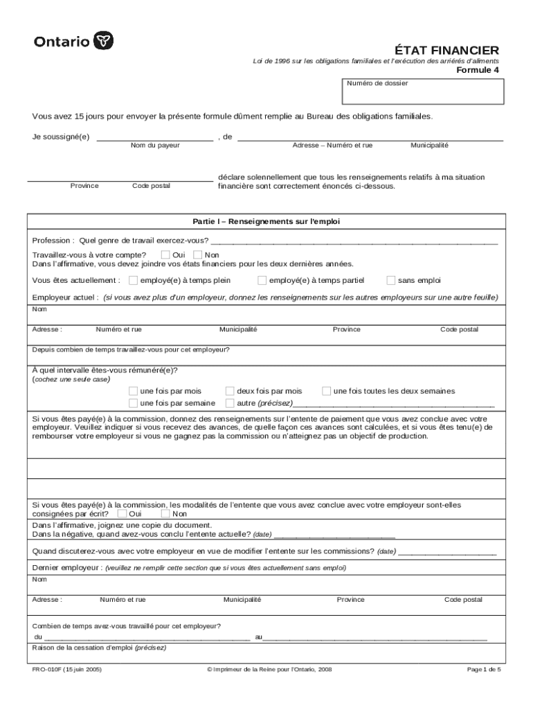 tat financier Doc Template | pdfFiller