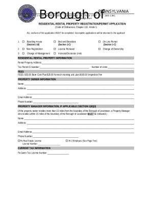 New residential rental property application Doc Template | pdfFiller