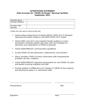 ATTESTATION-STATEMENT-COVID-19-READY-PROVIDERS ... Doc Template | pdfFiller