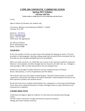 PRINCIPLES OF ARTS, AUDIO/VIDEO TECHNOLOGY ... - web-app usc Doc ...