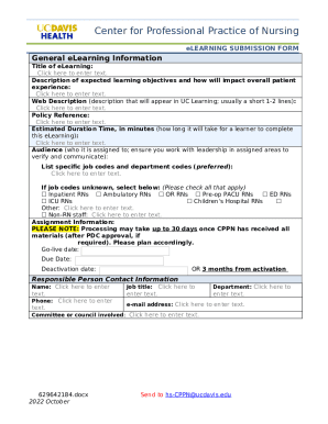 eLearning Submission Doc Template | pdfFiller