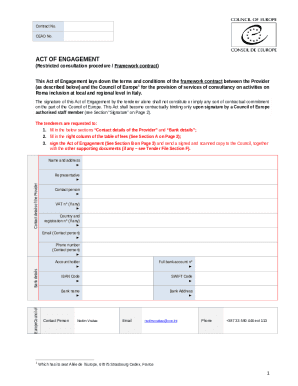 Guidebook for Setting-up and Operating Framework Agreements Doc Template | pdfFiller