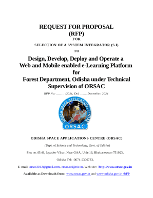 Request for Proposal ('RFP') For Selection of Master System ... Doc ...