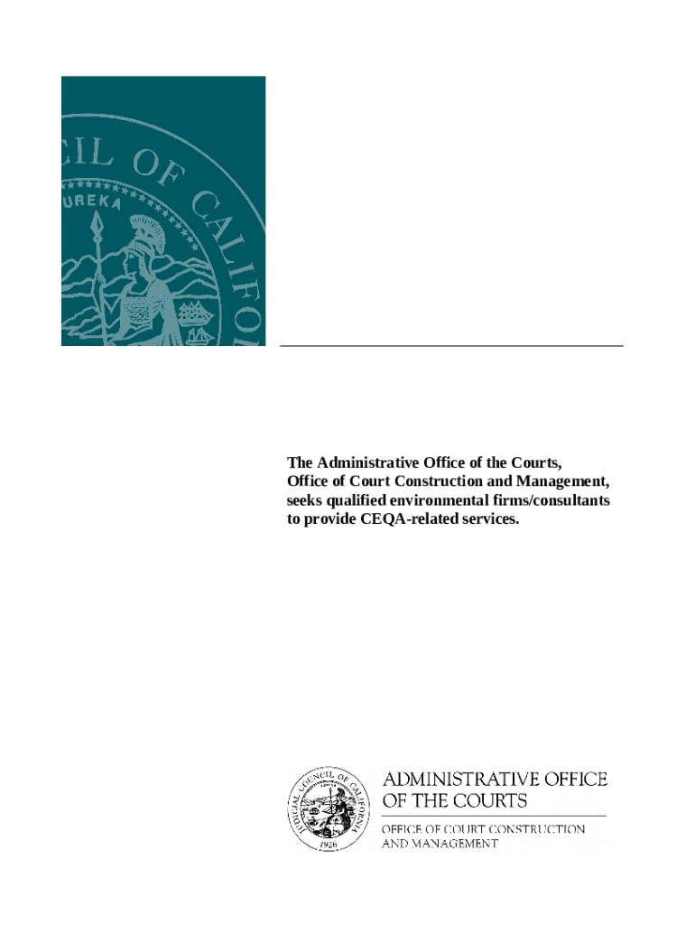 Request for Qualifications for Statewide California ... Doc Template | pdfFiller