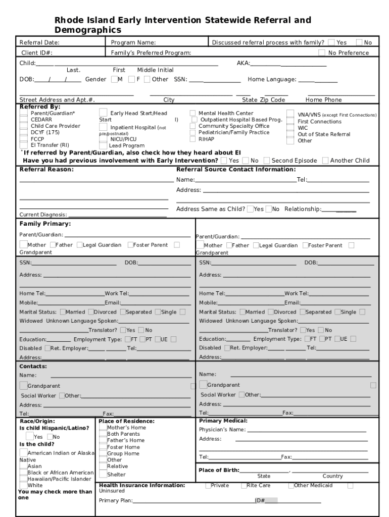 Referral - East Bay Community Action Program Doc Template | pdfFiller