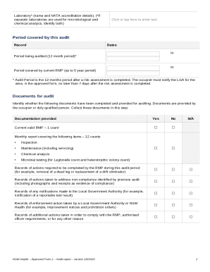 Approved 2 Audit Report Doc Template | pdfFiller
