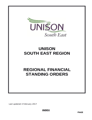 Unison South East Region Black Members - Facebook Doc Template | pdfFiller