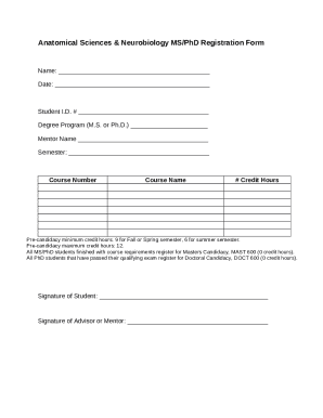 Department of Anatomical Sciences Doc Template | pdfFiller