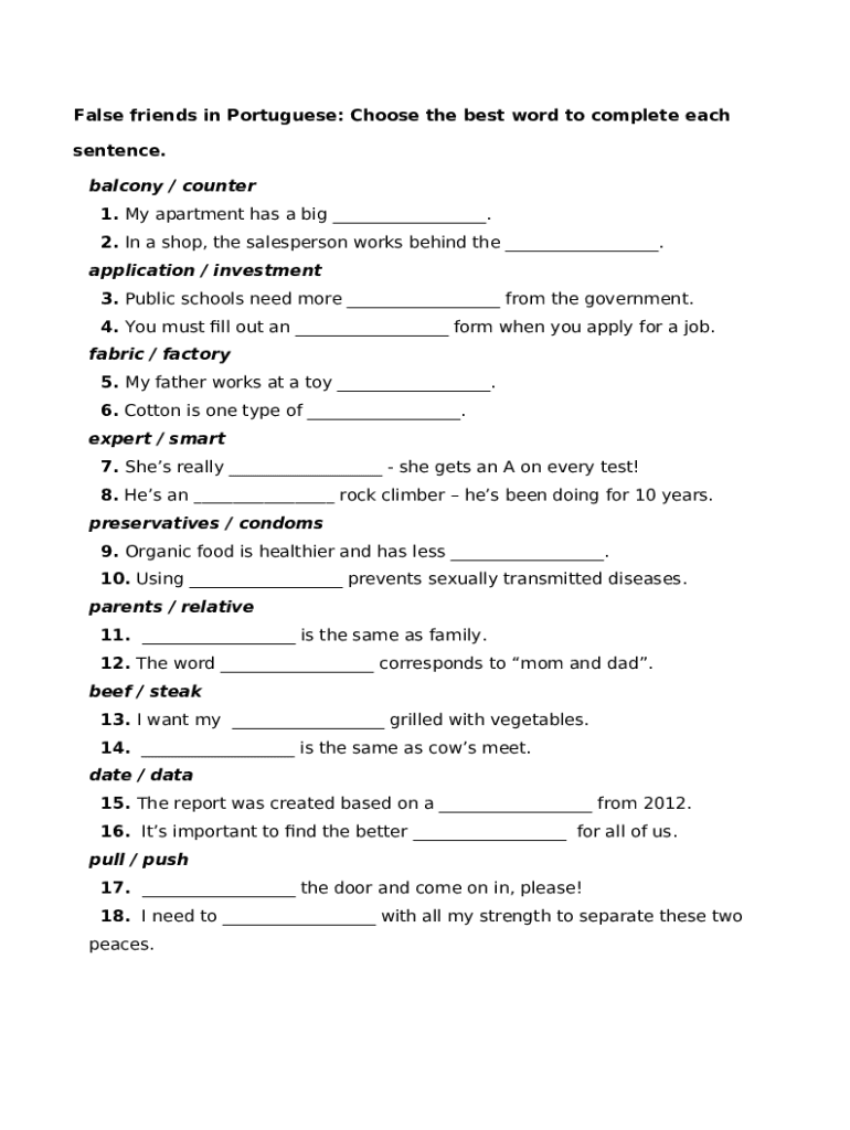 English Language Arts Practice Circle the correct words to ... Doc ...