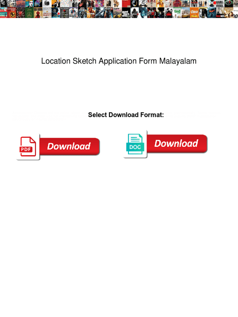 Location Sketch Application Form - Fill Online, Printable, Fillable ...