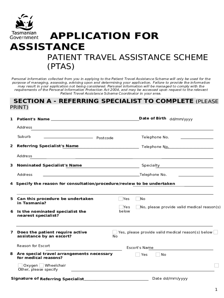 Printable application s - IPTAAS - NSW Government Doc Template | pdfFiller