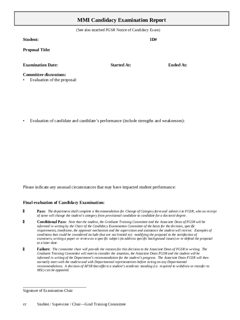 Thesis Defense Report Doc Template | pdfFiller