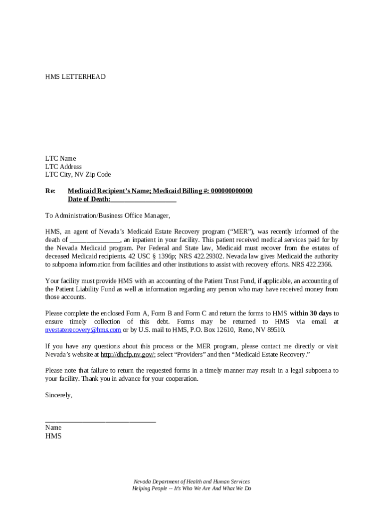 HMS LTC PTF and PL letter and s.docx - DHCFP - dhcfp nv Doc Template ...