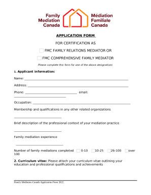 FMC-CERTIFICATION-APPLICATION-- ... Doc Template | pdfFiller