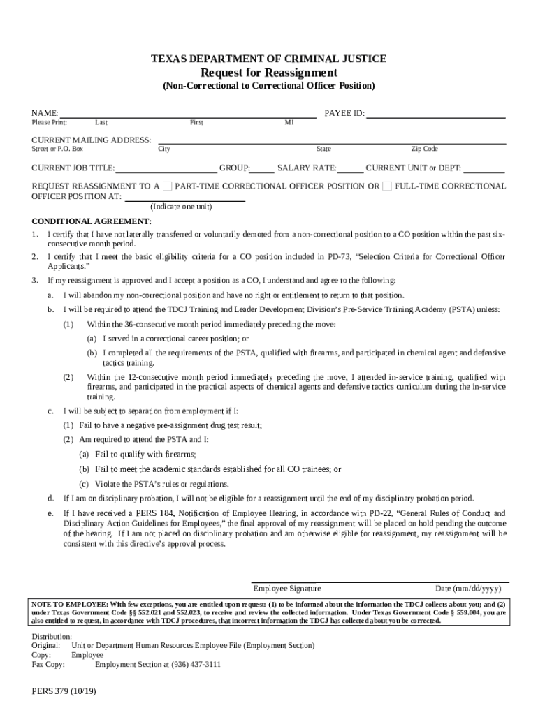 Correctional officers - Texas Department of Criminal Justice Doc ...