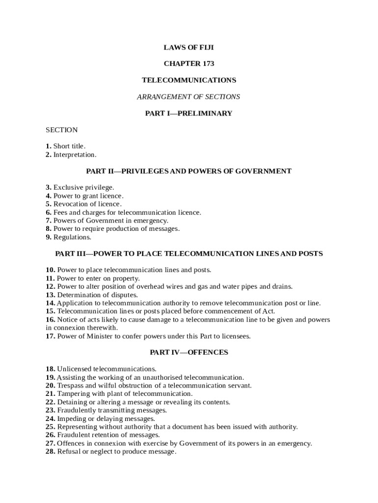 Fiji Legislation - Public Service Act Cap 74 - PacLII Doc Template ...