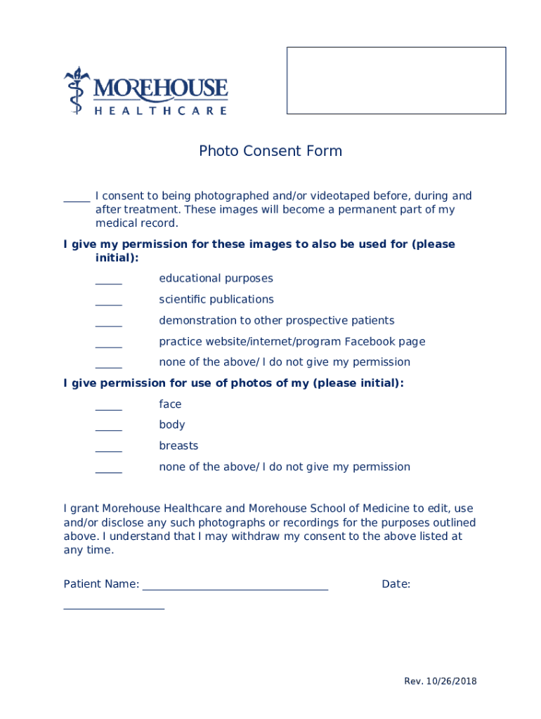 Patient Photograph and Video Release I understand that ... Doc Template ...