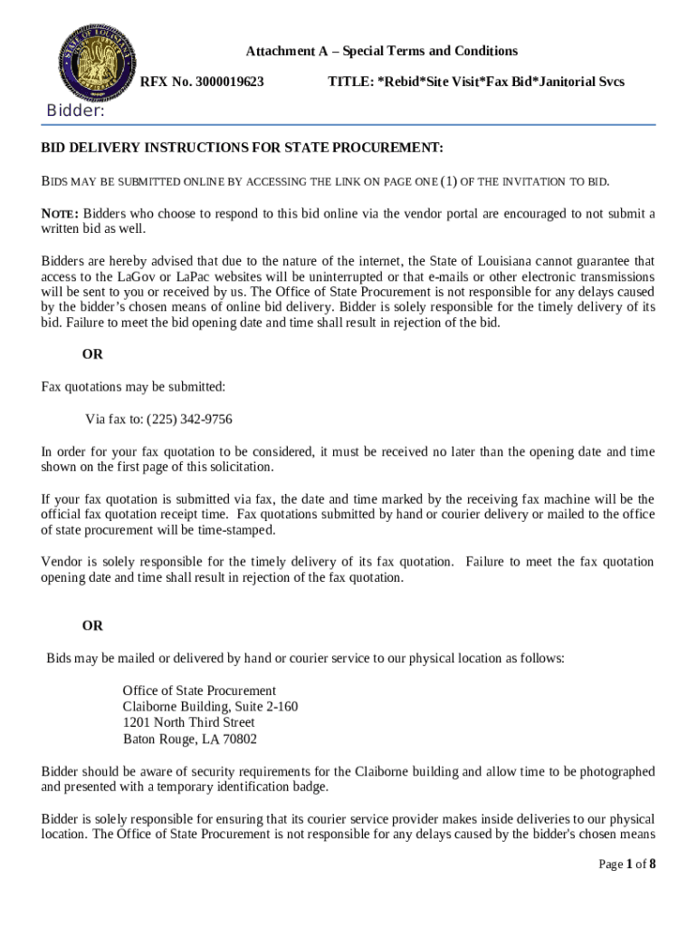 Attachment A - Special Terms and Conditions - Pages 1-8 Doc Template ...