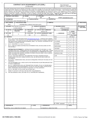 1 CONTRACT DATA REQUIREMENTS LIST Approved ... Doc Template | pdfFiller