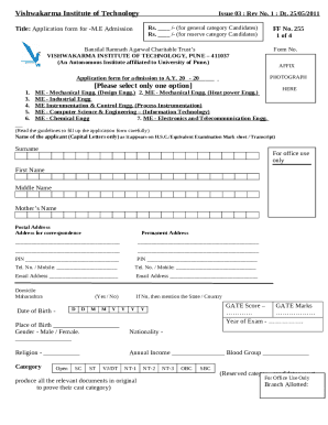 Title: APPLICATION F - mba ind Doc Template | pdfFiller