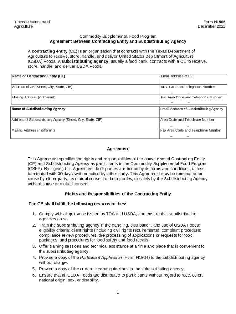 The Texas Department of Agriculture (TDA) administers and ... Doc ...