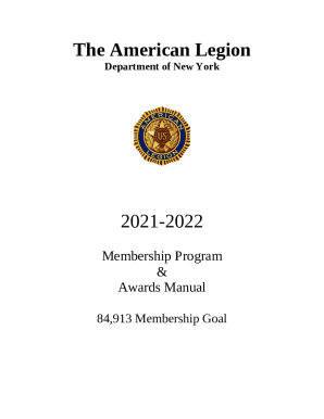 The American Legion Detachment of New York: Membership Doc Template ...