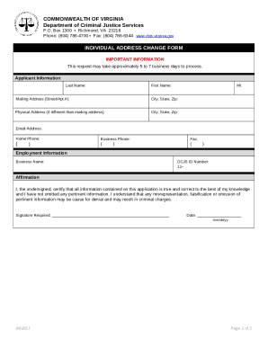 Va Individual Address - Fill Online, Printable, ... Doc Template ...