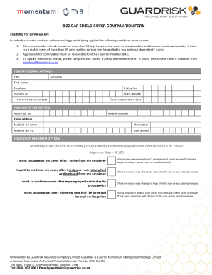 Fillable Online COBRA Coverage and Health Insurance Marketplace Options ...