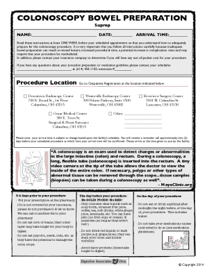 Fillable Online 03047--Suprep Bowel Prep Instructions (patient handout ...