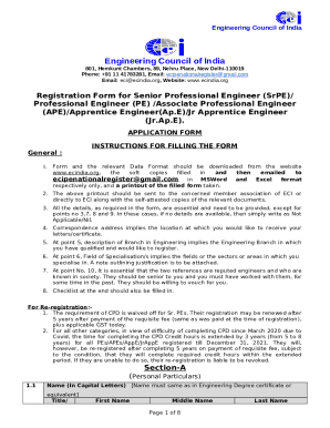 Registration for Senior Professional Engineer (SrPE ... Doc Template ...