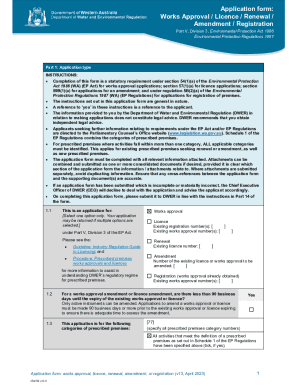 Fillable Online Works Approval / Licence / Renewal Amendment ...
